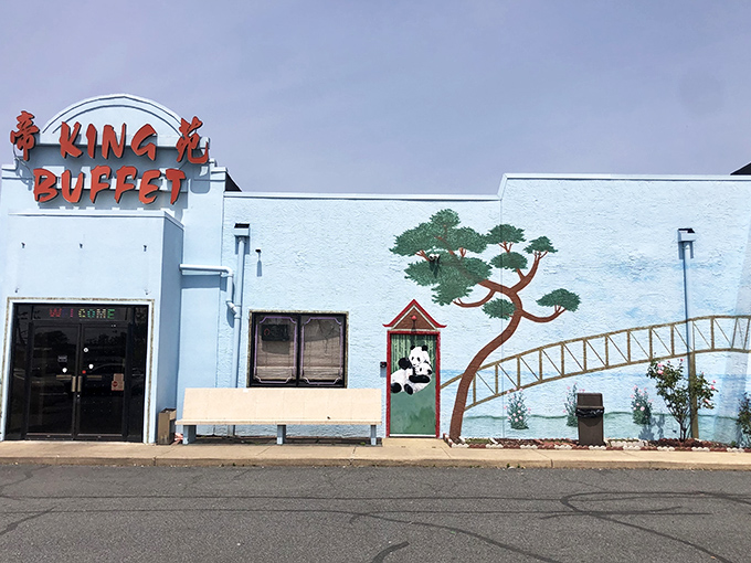 The welcoming fa&ccedil;ade of King Buffet invites passersby to step into a world where abundance is always on the menu.