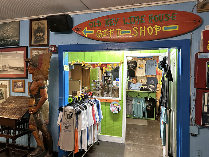 The gift shop ensures you won't forget your visit &ndash; as if that key lime pie would ever let you anyway.