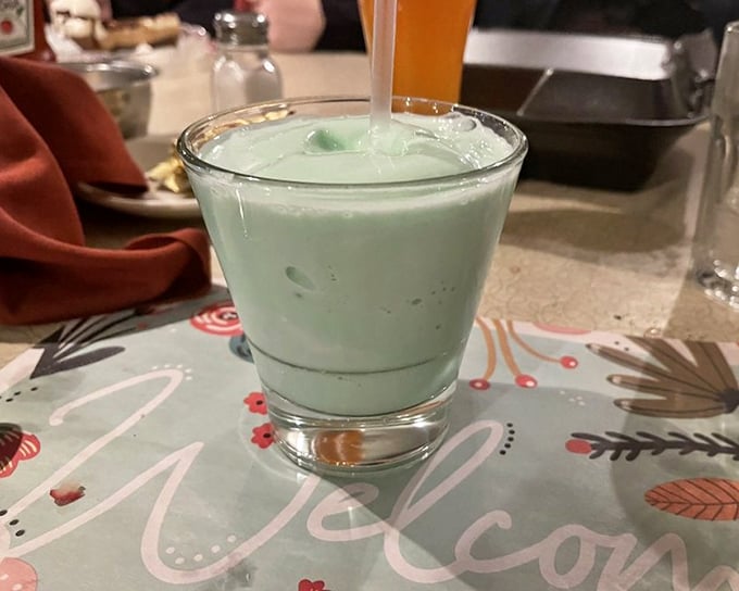 The Grasshopper: where dessert meets nightcap in a minty green marriage that makes you wonder why we don't drink all our desserts.