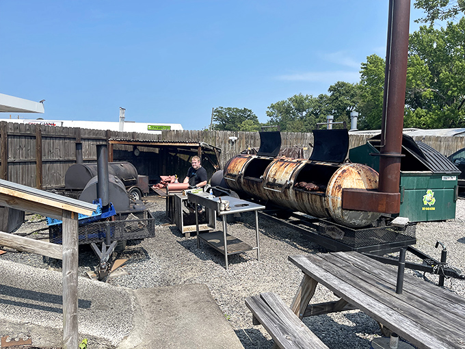 Where the magic happens &ndash; these well-seasoned smokers have more stories than a librarian and more flavor than a spice market.