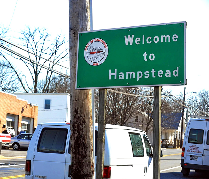 "Welcome to Hampstead" &ndash; a simple green sign that promises authentic small-town living just a short drive from the big-city hustle.