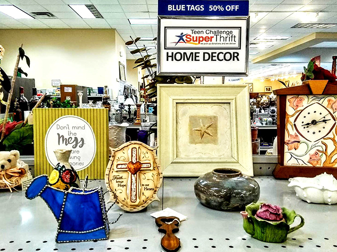 "Don't mind the mess" indeed! The home d&eacute;cor section transforms houses into homes with whimsical touches and conversation pieces waiting to be discovered.
