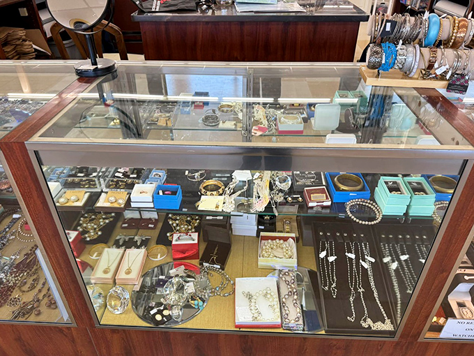 Treasure chest of sparkle and shine. From statement pieces to subtle elegance, this jewelry case proves that diamonds aren't the only things that last forever.