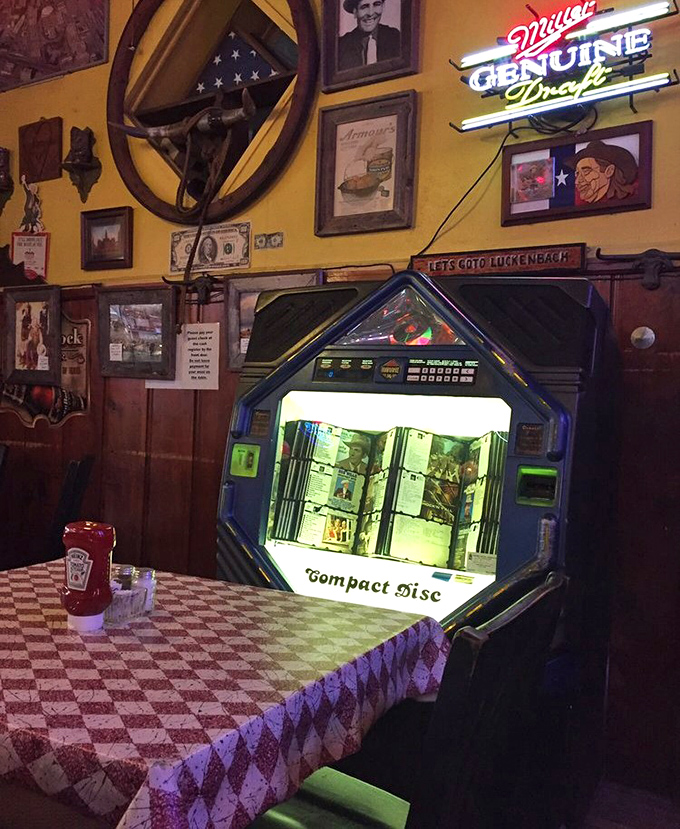 Every great dive needs a jukebox &ndash; this one's seen enough quarters to fund a small country and knows more secrets than a small-town barber.