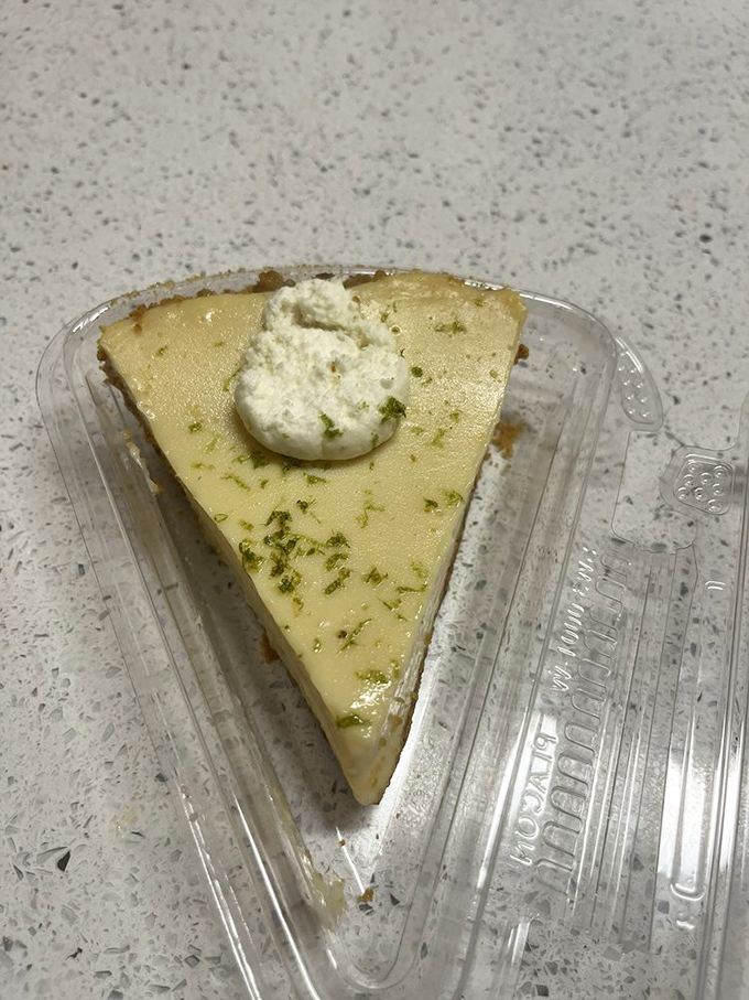 The key lime pie finale delivers the perfect sweet-tart endnote to your meal—like a dessert mic drop that leaves you speechless.