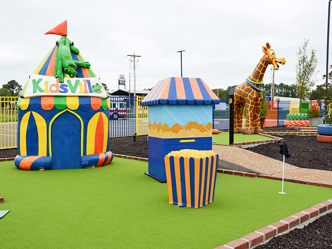 KidsVille Playground: where grandparents become heroes without spending their entire Social Security check.