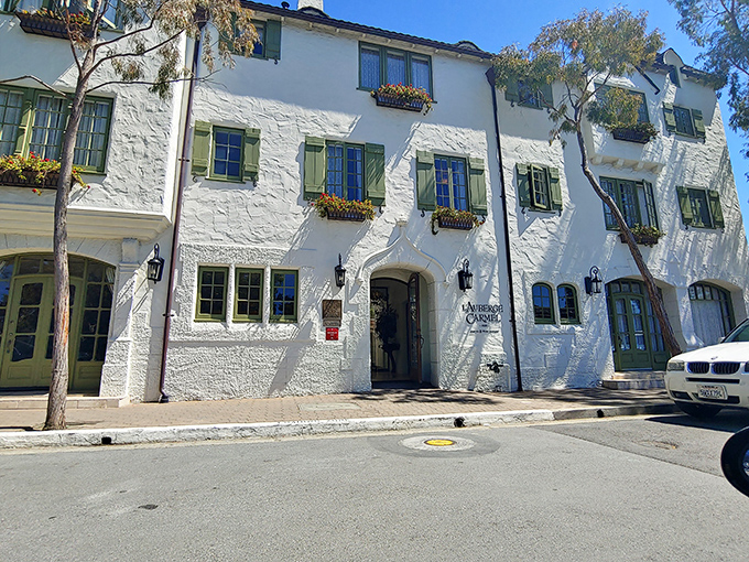 L'Auberge Carmel's whitewashed charm channels a Mediterranean village that somehow found itself on California's most picturesque coastline.