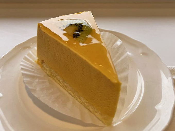This mango mousse cake doesn't just melt in your mouth&mdash;it performs a full symphony of flavor while doing so.