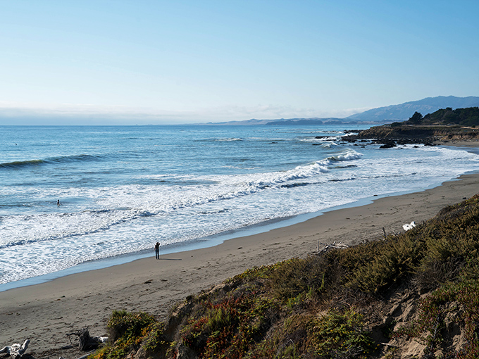 Moonstone Beach offers the kind of solitude that makes you wonder why you ever thought crowded resorts were a good vacation idea.