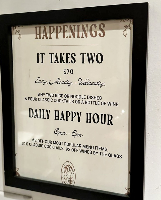 Happy hour specials that make Monday feel like Friday&mdash;proof that good deals and great food can actually improve the space-time continuum.