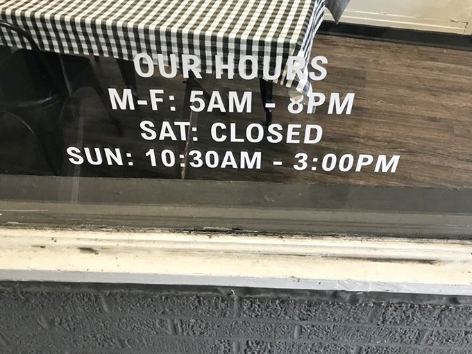 Matthews opens at 5 AM for the early birds and closes by 8 PM. Even comfort food institutions need their beauty rest.