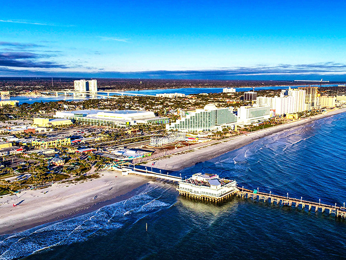 From above, Ormond Beach reveals its perfect positioning&mdash;Atlantic blues on one side, Halifax River winding on the other, and sunshine everywhere in between.