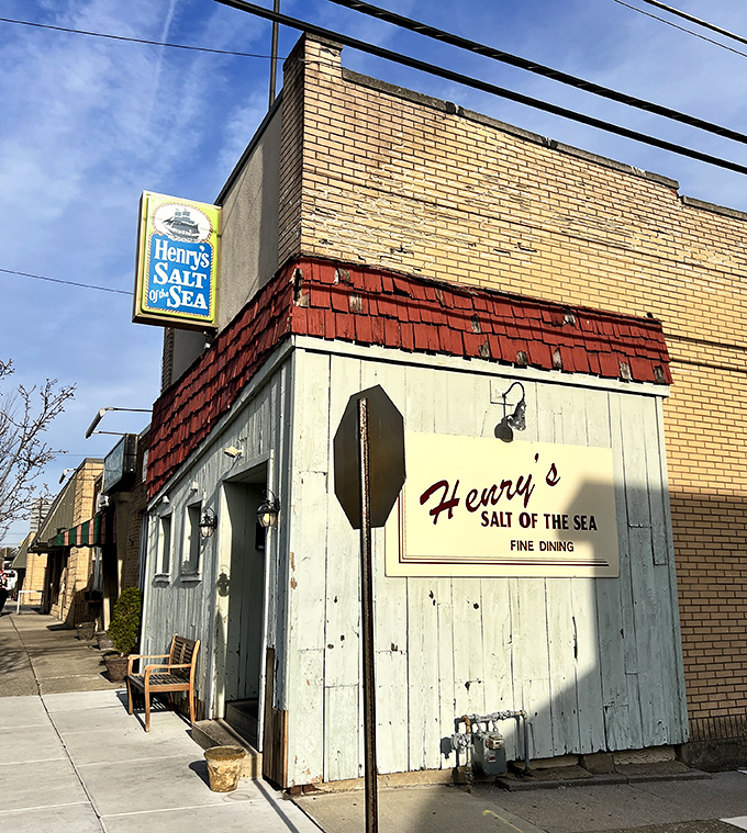 From this angle, Henry's looks like any corner building in Pennsylvania&mdash;until you realize it houses some of the best seafood this side of the Atlantic.