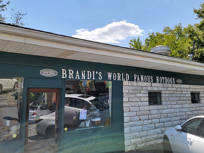 That sign promises "World Famous Hot Dogs," and after one bite, you'll wonder why they're being so modest about it.
