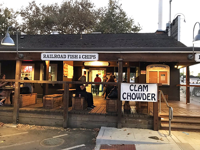 The exterior view that locals recognize immediately as their favorite "you've got to try this place" spot.