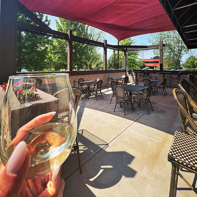 The outdoor patio offers al fresco dining with a side of vitamin D&mdash;perfect for those Ohio summer days when the weather finally cooperates.