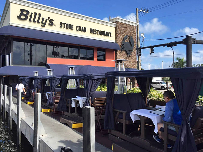 Dockside dining that makes you wonder why you ever eat indoors. These waterfront tables are Florida's version of front-row seats.