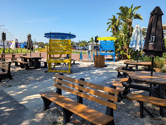 Sand between the tables instead of carpet&mdash;because Kalua Beach Bar understands that the best dining experiences keep you connected to what brought you here.