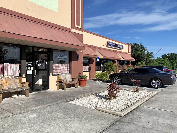 Even the outdoor space invites you to linger over that third cup of coffee.