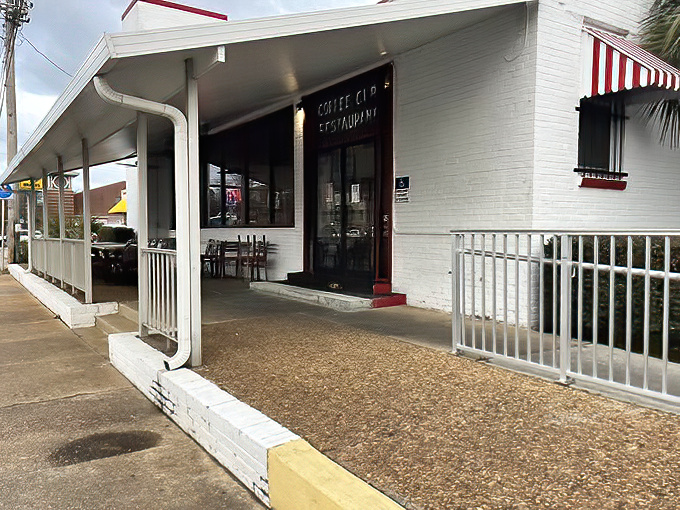 Perfect morning setting where outdoor dining meets Florida sunshine and exceptional comfort food.