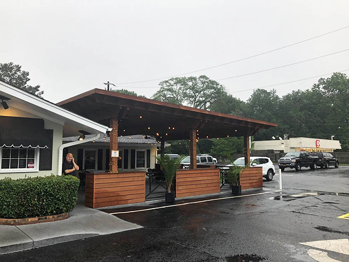 Rain or shine, Oscar's covered outdoor space invites you to enjoy Summerville's charm while savoring dishes that would make the clouds part in appreciation.
