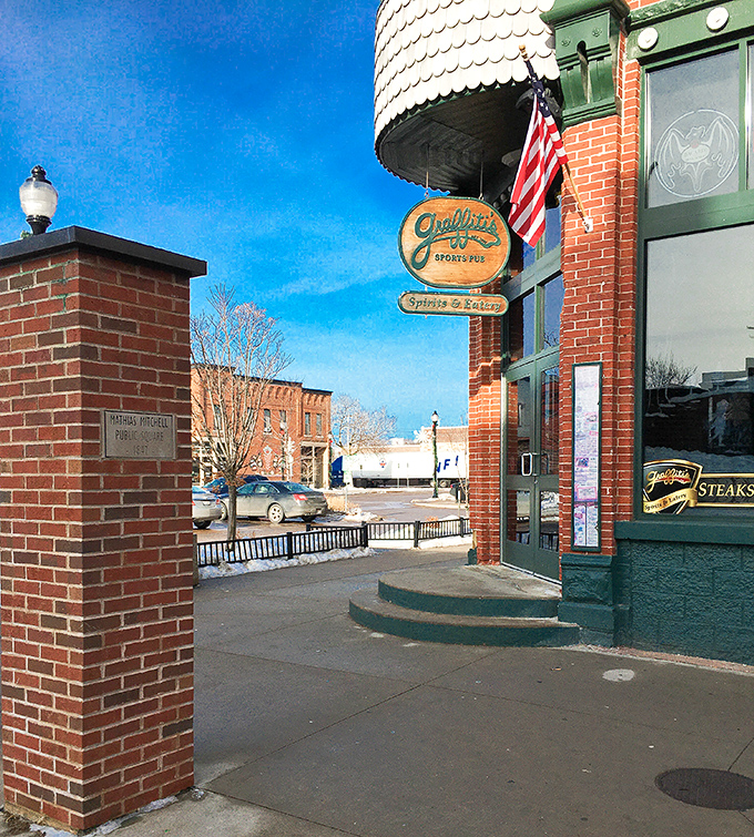 The exterior view that countless food pilgrims have photographed before discovering their new favorite Wisconsin dining destination.