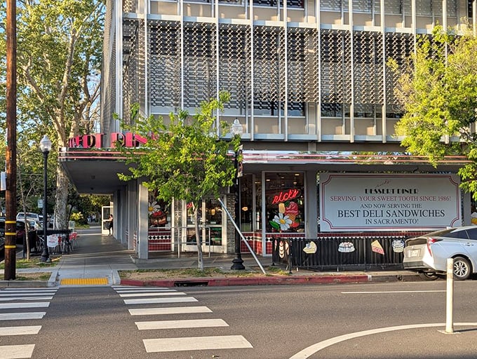 Rick's exterior promises what the interior delivers&mdash;a retro-fabulous escape into a world where dessert is always the answer.