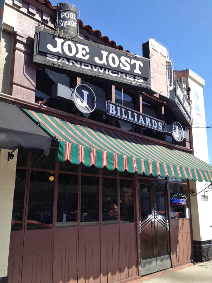 Sidewalk view of Long Beach's most unassuming treasure hiding in plain sight.