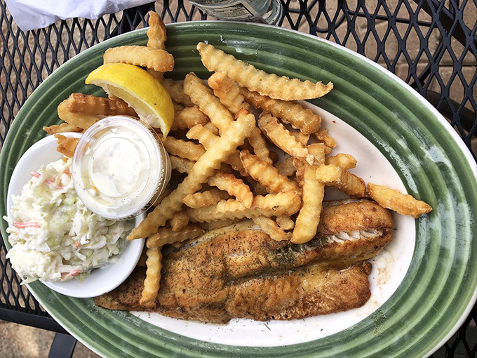 Pan-fried walleye with perfectly crisp edges and tender flakes, served with crinkle fries. Forget fancy&mdash;this is Great Lakes cuisine at its most honest and satisfying.