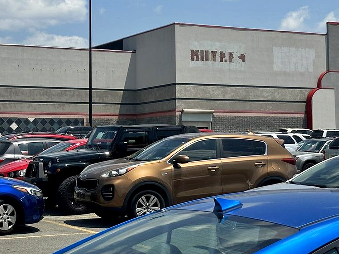 Parking lots tell their own stories of successful shopping expeditions and the occasional "I can't believe I bought that" moment.