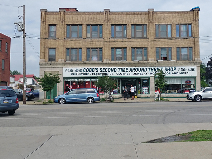 Ample parking means you can browse for hours without worrying about feeding meters or time limits.