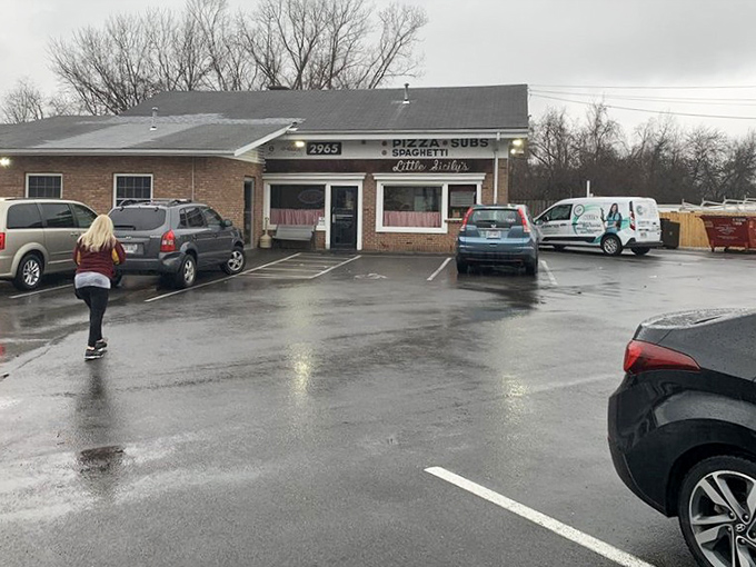 Even on a rainy day, people make their way to Little Sicily's. Some treasures are worth braving the elements for&mdash;especially when there's spaghetti waiting.