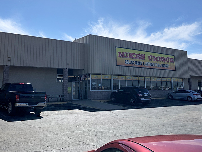 The parking lot&mdash;your first clue that inside awaits a shopping adventure worth the trip from anywhere in the Show-Me State.