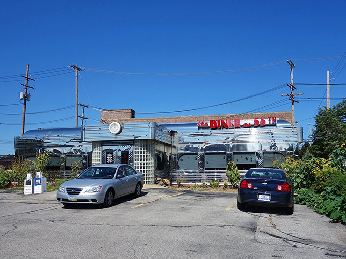 The modest parking lot has witnessed countless arrivals of empty stomachs and departures of satisfied souls, a testament to the magnetic pull of proper diner cooking.