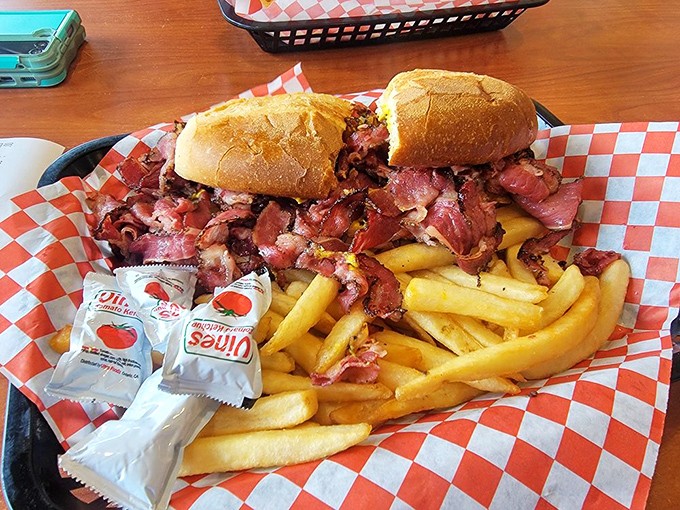 The pastrami sandwich that launched a thousand road trips&mdash;where thinly sliced, perfectly seasoned meat creates a symphony in your mouth.