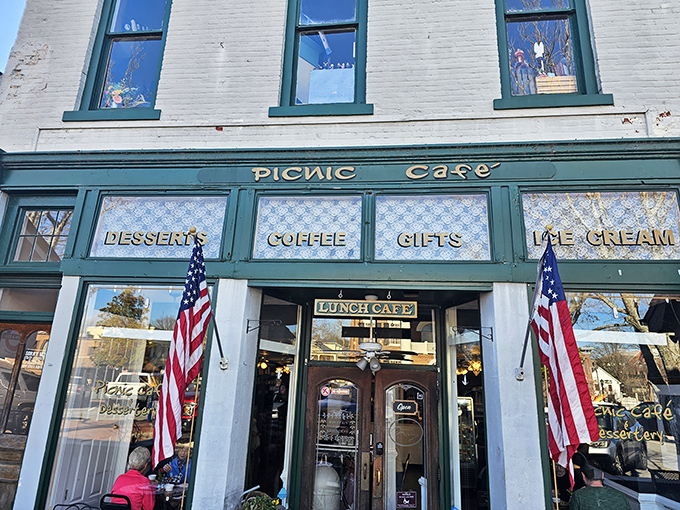 Picnic Cafe's charming storefront promises the kind of desserts worth breaking New Year's resolutions for – repeatedly.