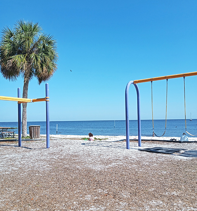 A playground with the Gulf of Mexico as its backdrop &ndash; because Cedar Key understands that simple pleasures and spectacular views are the best combination.