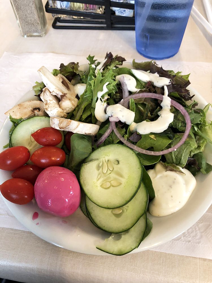 A salad so fresh and colorful, it almost makes you forget about that pot roast. Almost.