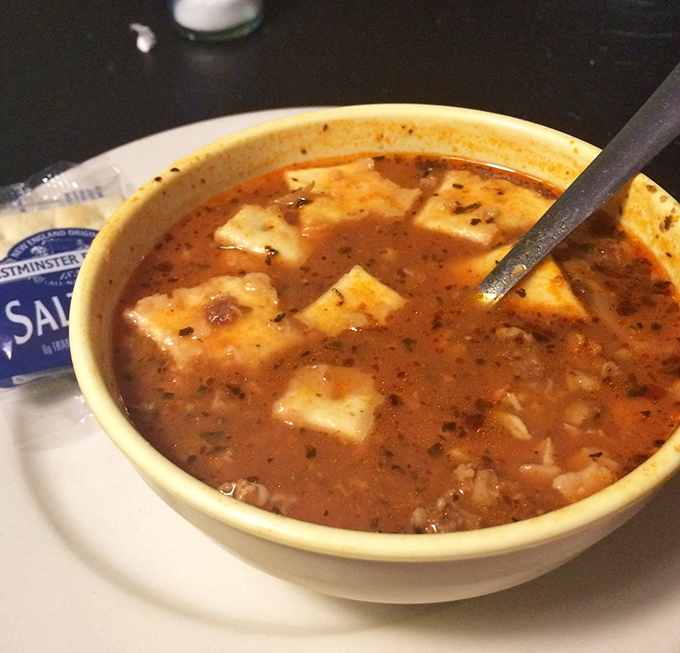 A hearty seafood soup that whispers tales of the Delaware Bay with each steaming spoonful. Winter blues, consider yourself banished.