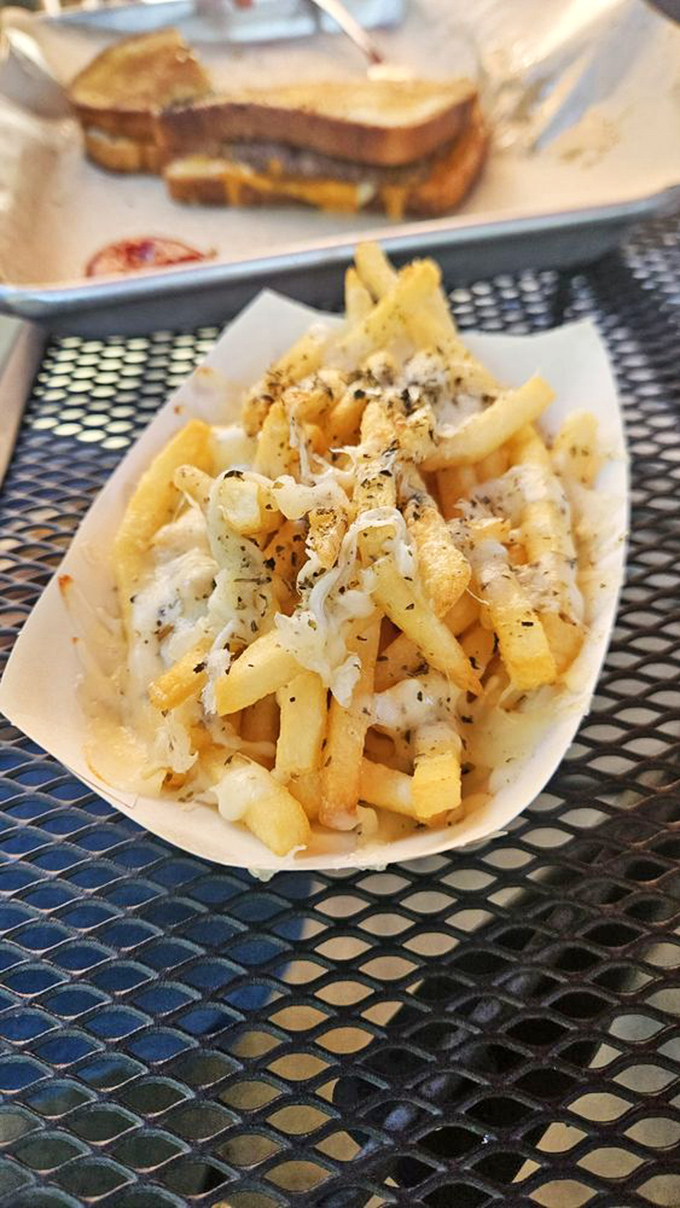 These aren't just cheese fries&mdash;they're a masterclass in indulgence. Golden, crispy, and draped in melted cheese that stretches with each bite.