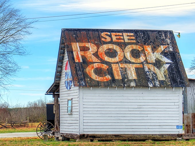 The legendary "See Rock City" barn &ndash; a roadside Americana classic that's been directing travelers to unexpected adventures since before GPS existed.