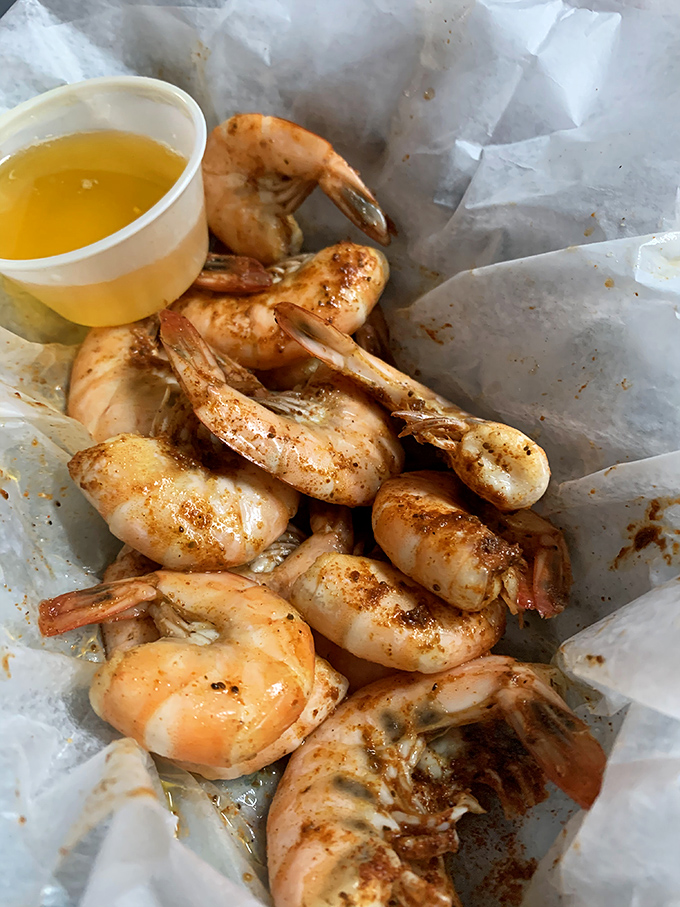 Peel-and-eat shrimp seasoned to perfection&mdash;nature's finger food that makes you work just enough to appreciate each succulent bite.
