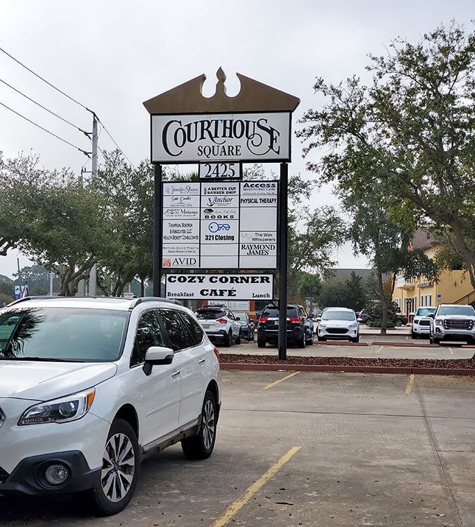 The sign that locals look for and visitors discover&mdash;marking the spot where breakfast dreams come true.