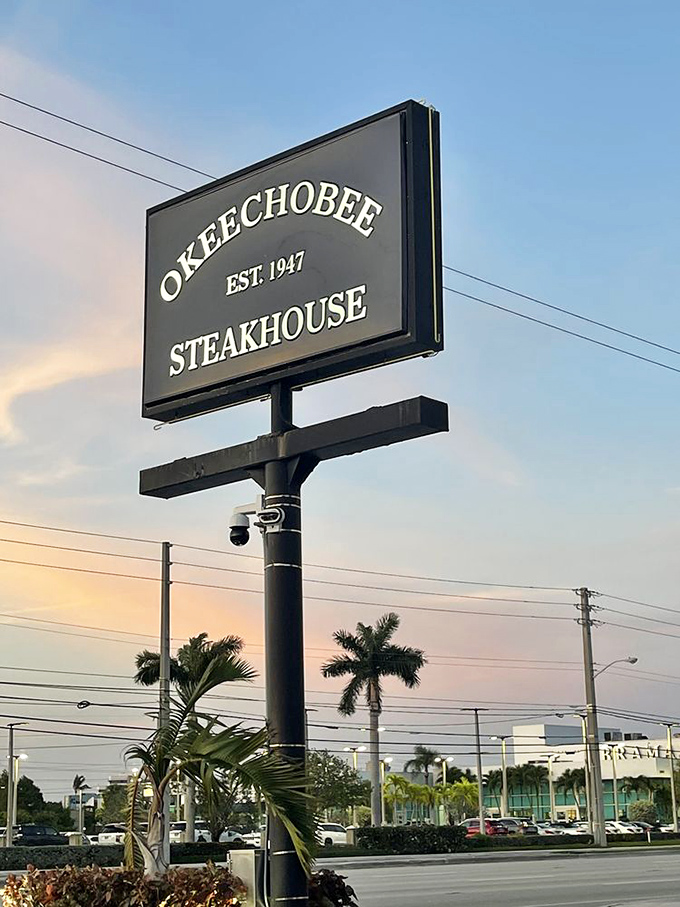 That "EST. 1947" tells you everything &ndash; they've been perfecting steaks since Sinatra was still skinny.