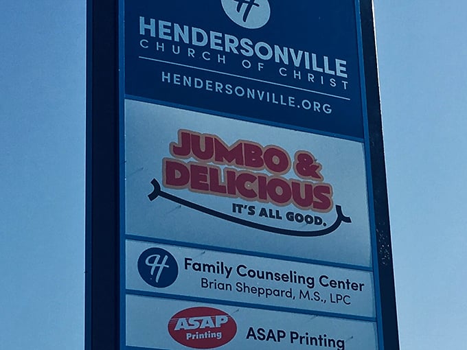 "It's All Good" isn't just a slogan; it's a promise delivered with every bite. This sign has guided many a hungry traveler to burger salvation.