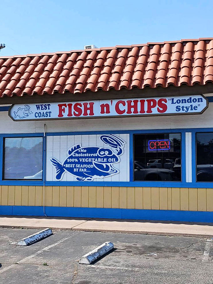 Bold signage promises "London Style" excellence, and trust us, they absolutely deliver on that promise.