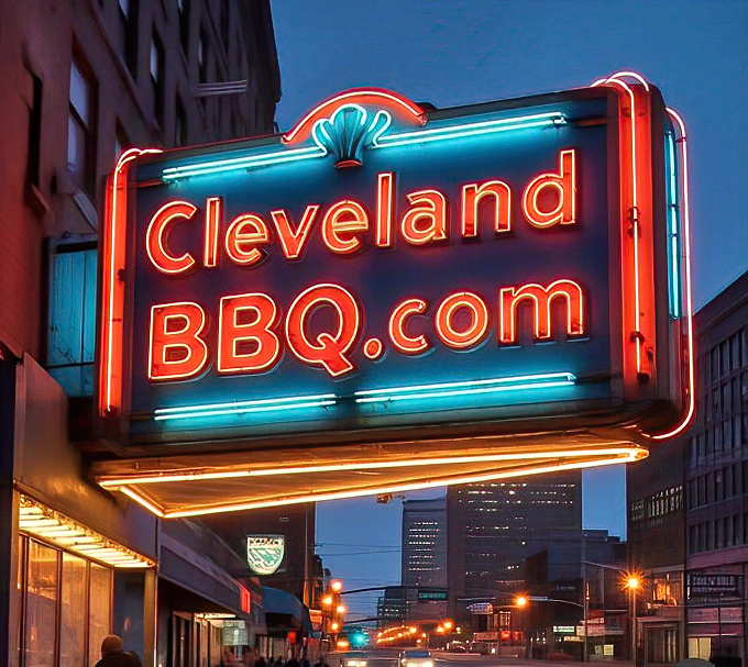 When the neon lights up, taste buds across Cleveland stand at attention. This isn't just a sign&mdash;it's a beacon of smoky salvation.