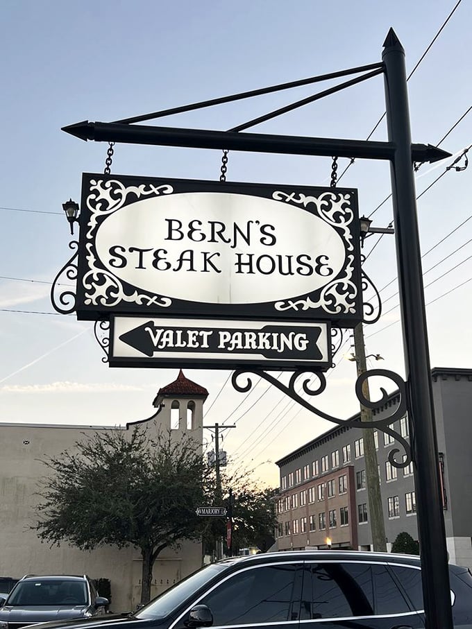 The iconic sign stands as a beacon for beef lovers. Like the North Star for carnivores, it has guided hungry pilgrims for generations.