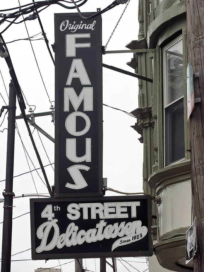 That vintage sign stands tall, promising the same thing it has for generations: really good food inside.