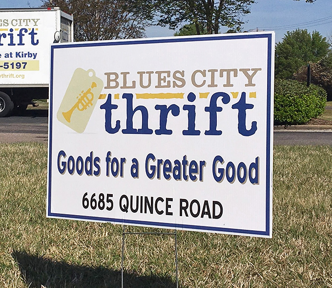 The beacon that calls to thrifters like a siren song &ndash; resistance is futile, embrace the hunt.